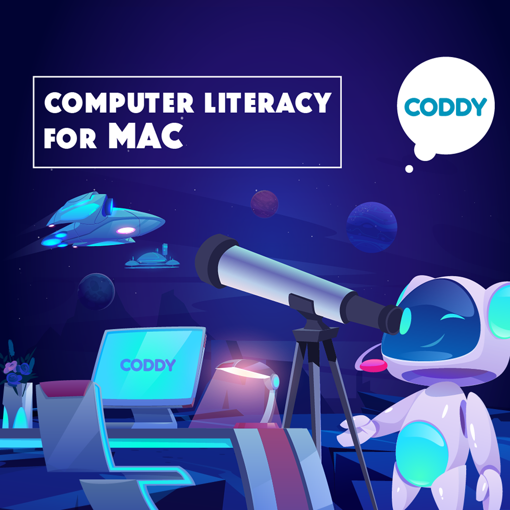 Computer literacy for children mac course – Coddy Programming School